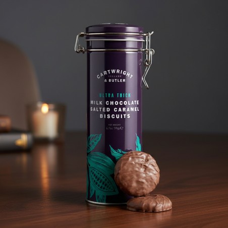 Cartwright & Butler Ultra Thick Milk Chocolate Salted Caramel Biscuits